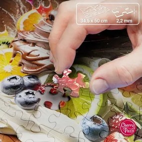 CHERRY PAZZI Puzzle Bláznivý dort / 500 dílků