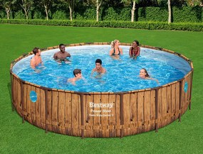 BESTWAY Power Steel Swim Vista Bazénový set 549 x 122 cm, kartušová filtrace 56977
