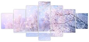 Obraz - Mrazivá zima (210x100 cm)
