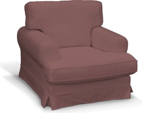 Potah na křeslo IKEA Ekeskog barva fialová látka sametová