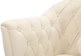 Designové křeslo Jagienka krémové