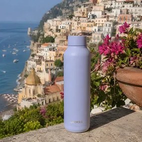 Quokka Solid levandulová / Termoláhev / nerezová / 630 ml / dvouplášťo