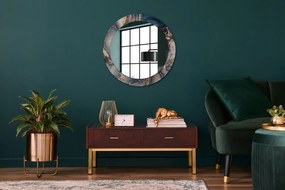 Kulaté dekorativní zrcadlo Abstraktní tekutina fi 70 cm