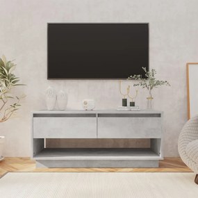 TV skříňka betonově šedá 102 x 41 x 44 cm kompozitní dřevo