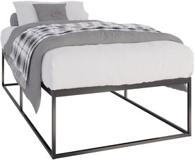 Kovová postel Scala ~ 200x100, v46 cm - Černá