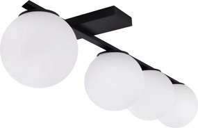 Stropní Svítidlo Stropní Svítidlo Závěsný Lustr Černý Led Bílé Koule Moderní E14