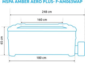 Mspa | Vířivý bazén MSPA Oslo Amber Aero Plus F-AM063WAP | 11400305