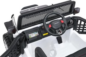 Elektrické autíčko Jeep BEAST 4x4 bílé