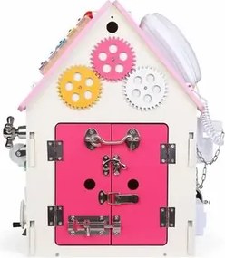 2Kids Toys Activity board Domeček růžový / od 3 let