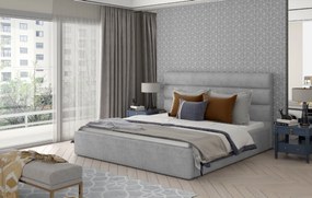 Eltap Čalouněná postel Caramel Materiál a barva potahu: Omega 13 - šedá, Rozměry (cm): 140x200