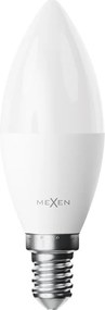 Mexen Nova, LED žárovka E14, C37, 8W, teplá - 3000K, 840 lm - L102-E14-0830-01