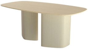 OnaDnes -20% Dřevěný jídelní stůl RAGABA LEUKO 180 x 100 cm