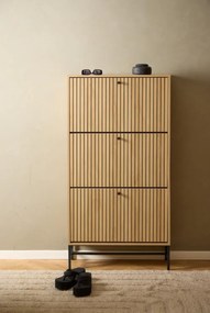 Výklopný botník ALBANY 71,6 cm dub přírodní