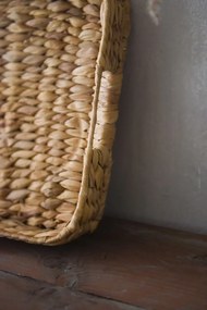 Podnos TIM, šířka 40 cm, vodní hyacint, natur