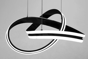 Toolight - LED závěsné svítidlo APP817-CP + dálkové ovládání, černá, OSW-04027