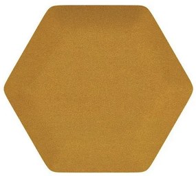 Egibi Čalouněný akustický panel nástěnný Riwiera 41 hořčicová hexagon - Hexagon 6x15 cm