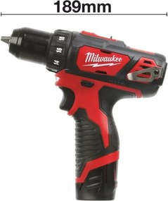 Aku vrtací šroubovák Milwaukee M12 BDD-202C 4933441915