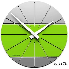 Designové hodiny 10-029 CalleaDesign Benja 35cm (více barevných variant) Barva žlutý meloun-62 - RAL1028