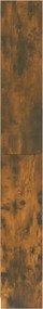 vidaXL 5patrová knihovna 80 x 24 x 175 cm kompozitní dřevo [815393] Barva: kouřový dub