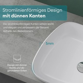 design umyvadlo COLOSUM G806 - 50cm
