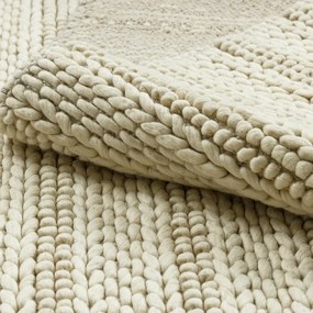 Dywany Łuszczów, Kusový koberec Tahar 99002B cream, 120x180, bílá, ložnice