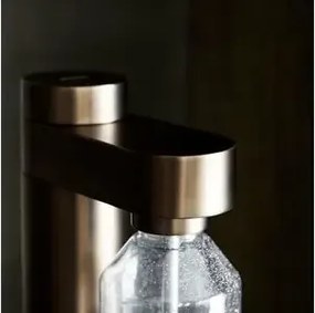 Stelton Brus Carbonator hnědá / výrobník sody / bez láhve / bez CO2 /