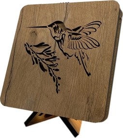Li-Go "Kolibřík" lampa 19x19 cm provedení povrchu: dub