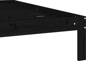 vidaXL Rám postele masivní borovice 100 x 200 cm [810359] Barva: Černá