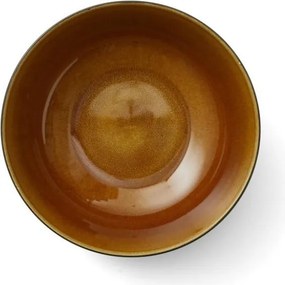 Černá/jantarová mísa z kameniny ø 30 cm Gastro Black/Amber – Bitz