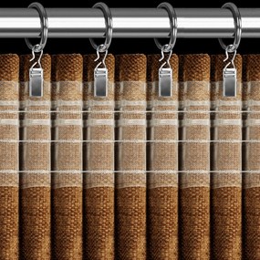 ZATEMŇOVACÍ ZÁVĚS NA PÁSCE NESKA 140X270 CM MEDOVÝ