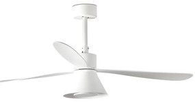 FARO Barcelona FARO 33760WT-22-LED Stm. vent. AMELIA L CONE LED/20W/230V bílá pr.132 cm WT + DO 33760WT-22+33763