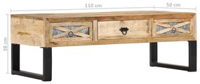 vidaXL Konferenční stolek 110 x 50 x 38 cm masivní mangovníkové dřevo