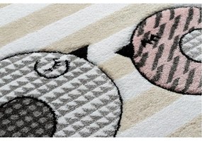 Dětský kusový koberec Ptáčci krémový 180x270cm