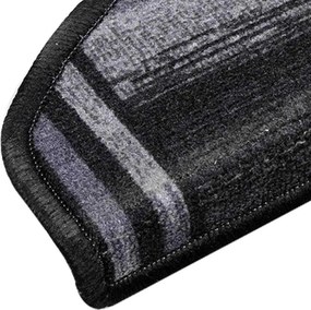 Nášlapy na schody samolepicí 10 ks 65x21x4 cm černošedé 149835