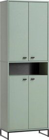 XXXLutz BOTNÍK, zelená, 60,2/185,5/33,1 cm MID.YOU - Online Only šatny & botníky - 000895007001