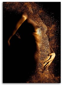 Gario Obraz na plátně Ženský akt ve zlatém prachu Rozměry: 40 x 60 cm