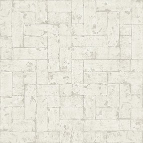 Vliesová tapeta na zeď šedá, imitace kamenného obkladu 347568, Matières - Stone, Origin