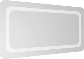 vidaXL Koupelnové zrcadlo s LED osvětlením 40x80 cm [3154094]