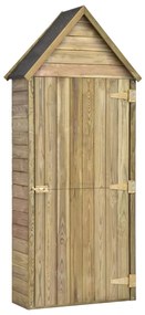Zahradní kůlna na nářadí 69,5x32x178 cm impregnovaná borovice