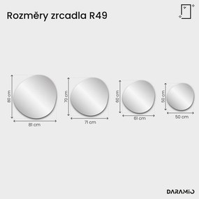 Modré zrcadlo Pure R49