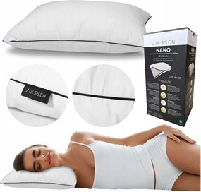 Zikssen Nano Pillow 60x40 cm – měkká polštář z mikrovlákna a nano vláken