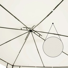 Zahradní altán krémový 3 x 3 m 108720