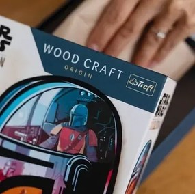 Trefl Wood Craft Origin - Puzzle - The Mandalorian / 160 dílků / 24.4