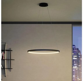 Redo 01-2677- LED Stmívatelný lustr na lanku ICONIC LED/60W/230V pr. 78 cm černá