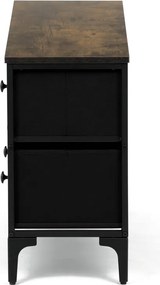 Retro komoda LINEA - old wood / MDF