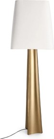 Stojací lampa ve zlaté barvě s textilním stínidlem (výška 151 cm) Tripura – Bizzotto