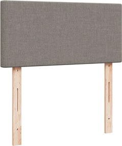 Box spring postel s matrací taupe 100 x 200 cm textil 3286976