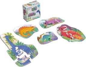 KukiKuk 80006 Véééliké puzzle Dinosauři / od 2 let