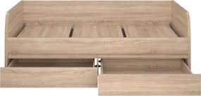 Postel 2S, 90x200, dub sonoma, NORTY TYP 28
