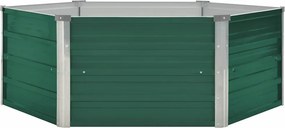 vidaXL Zahradní vyvýšený záhon 129 x 45 cm pozinkovaná ocel [45710] Barva: antracitová